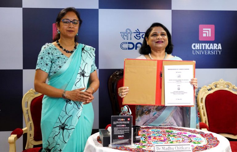 Chitkara University and CDAC join hands to promote Research