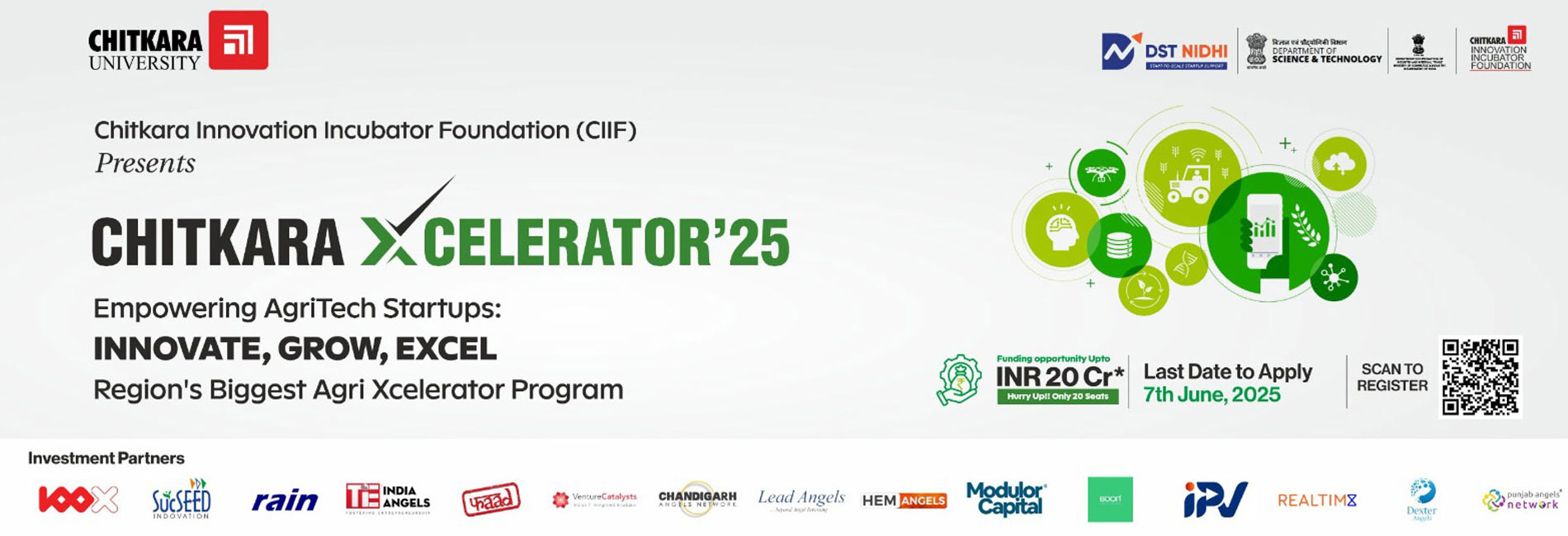 ChitkaraAgriXcelerator ‘25 - CIIF | Chitkara Innovation Incubator Foundation