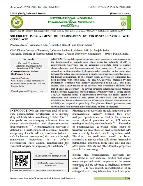 Dr Poonam Arora - 13th Global Week | Chitkara University