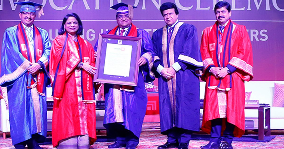 Chitkara University Confers Dr. D. S. Rana - Chitkara University