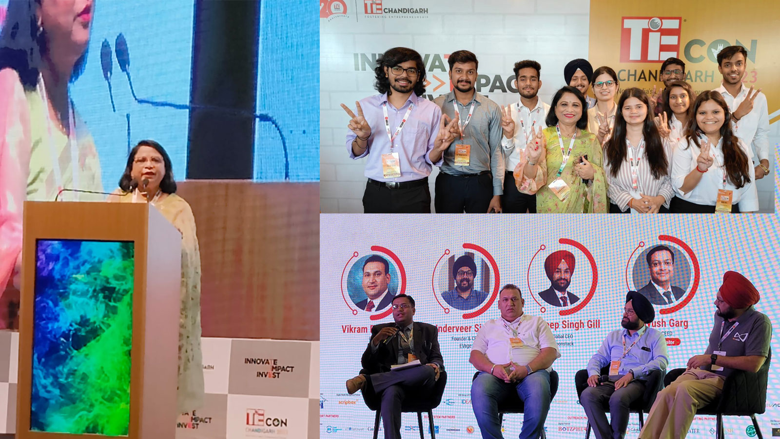 Chitkara University represented at TIECON Chandigarh 2023 | Chitkara University