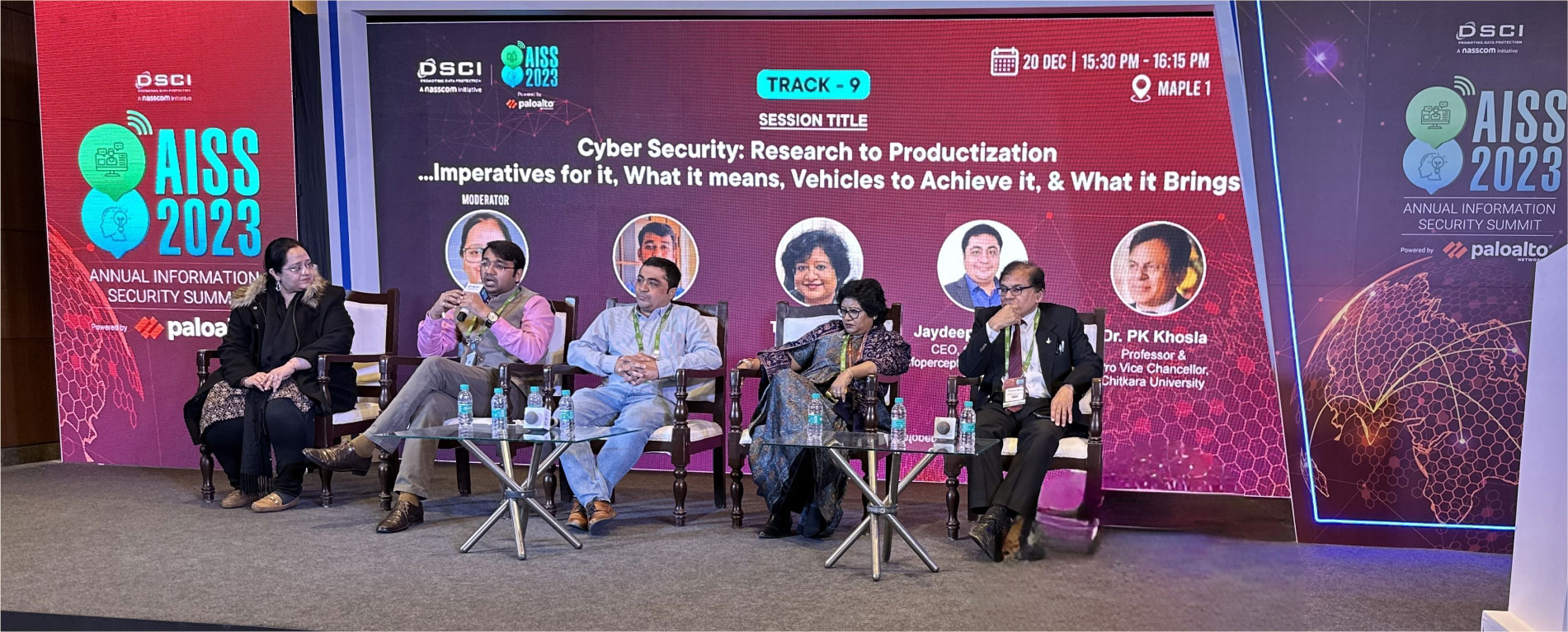 Chitkara University Leaders at Cyber Security at AISS 2023 | Chitkara University